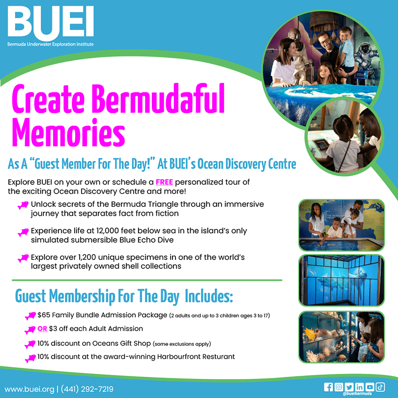 Tourist Information | Bermuda Underwater Exploration Institute